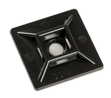 Grote Cable Tie Mounting Bases, Single Screw With Adhesive