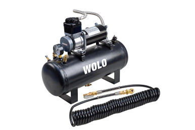 Wolo Horns TORNADO TANK AND COMPRESSOR Heavy-duty high-press