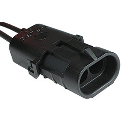 PICO 18 AWG 2 Cavity Shroud Weather Pack Pigtail