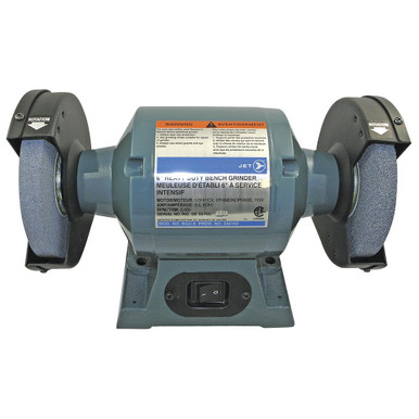 JET 6" 1/3 HP Bench Grinder - Heavy Duty