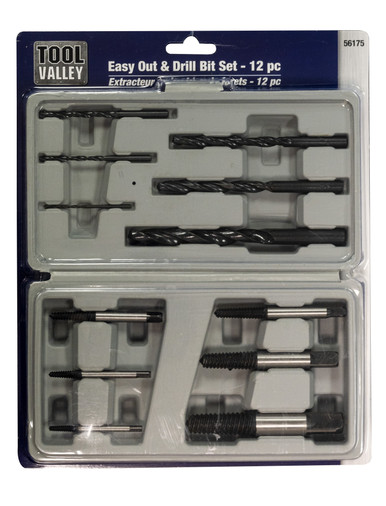 Tool Valley Easy Out & Drill Bit Set Tool Cache Blue Table