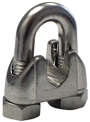 Dynaline Stainless Steel Wire Rope Clip 1/4