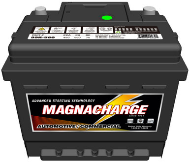 Magnacharge Battery, Top Terminal, BCI Group 67R, CCA 450