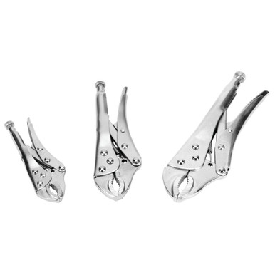Performance Tool 3 pc. Locking Plier Set