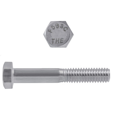 Paulin 5/16"-18 x 2" Hex Head Cap Bolts 18.8 Stainless Steel