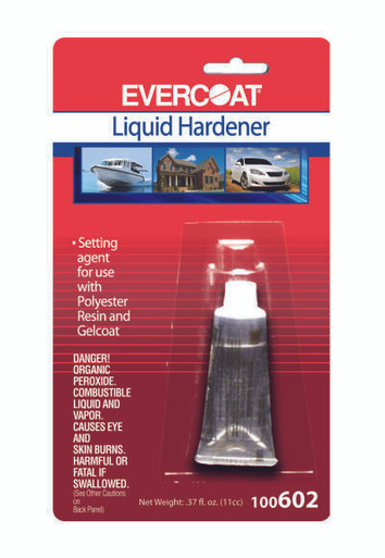 Evercoat Resin/Gel Coat Liquid Hardener - 11cc for Quart.
