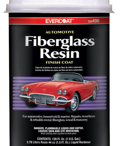 Evercoat Automotive Fiberglass Resin, Finish Coat - 3.78L