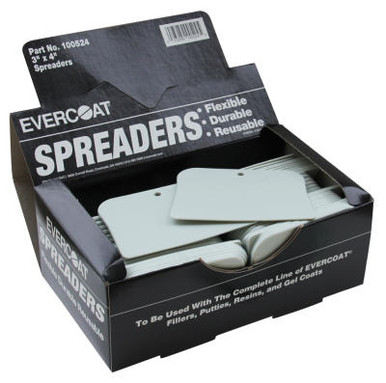 Evercoat Plastic Filler/Putty Spreaders - 3" x 4" (Qty 1)