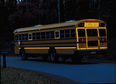 3M Diamond Grade School Bus Markings , Yellow, 2in x 50yd