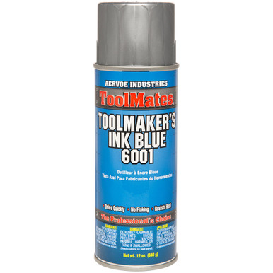 Aervoe Industrial Paint Toolmaker's Ink Blue Layout Fluid