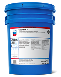 Chevron Cetus PAO 68 Synthetic Air Compressor Oil - 18.9L
