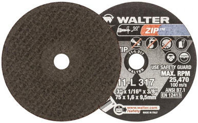 Walter 3" x 1/16" x 3/8' A60 Zip Cutting Disc