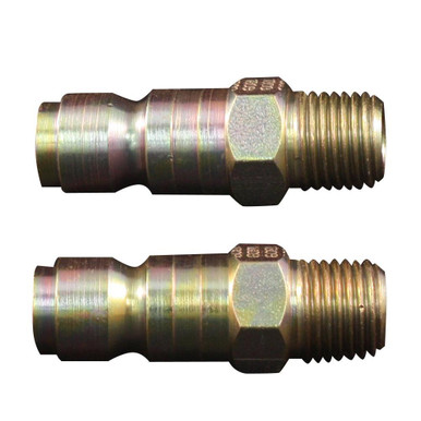 Milton Industrial Air Plug Fitting P-Style 1/4-In MNPT, 3/8-