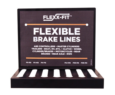 AGS Wall Display, FLEXX-FIT Brake Lines, Empty