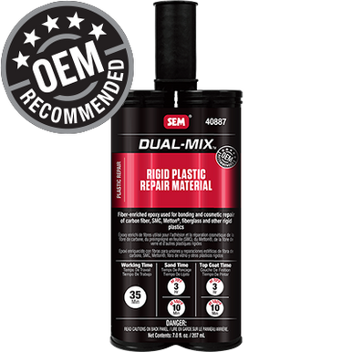 SEM Dual-Mix Rigid Plastic Repair Material