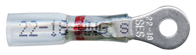 Grote Heat Shrinkable Ring Terminals - Crystal Clear, 22-18