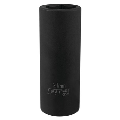 Performance Tool 1/2" DR x 21mm Deep Impact Socket - 6 Pt.