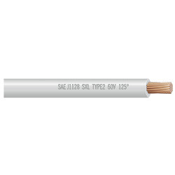 Pico 100' 14 AWG White SXL Cross-Linked Wire Wire