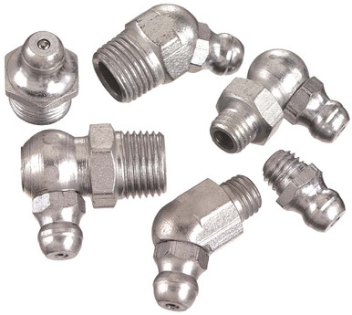 Lincoln Industrial Assorted Grease Fittings, Economy, (Blist