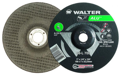 Walter 7 x 1/4 Aluminum Grinding Disc