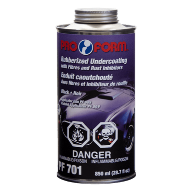 Pro Form Body Supplies Rubberized Undercoating, Black - 850m