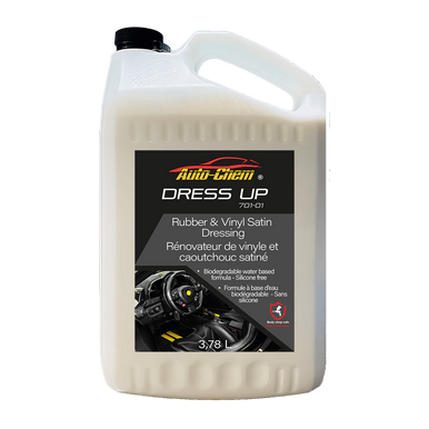 Auto-Chem Dress Up Rubber & Vinyl Satin Dressing - 3.78L