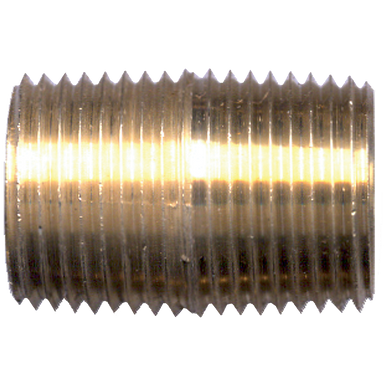 Fairview Brass Close Nipple 1-1/2 Male NPT