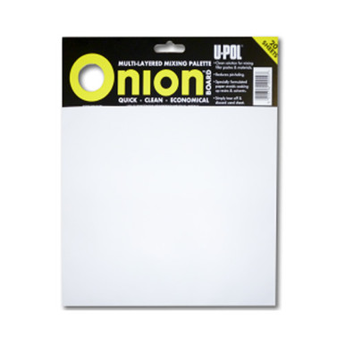 U-POL Onion Board, Filler Mixing Board, White