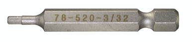 BOSS S2 Hex/Allen Driver Bit - 1/8" x 2"