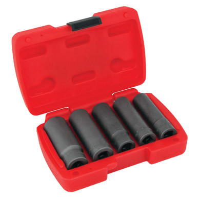 Performance Tool 5 pc. 3/8" Dr. Deep Bolt Extractor Set