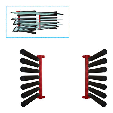 Pro-Tek Windshield Rack, 6 Capacity
