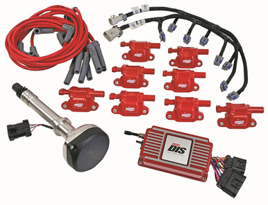 MSD DIS Kit Chevy Small/Big Block, Red
