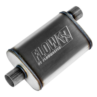 Flowmaster FlowFX Muffler, 2.50" Offset/2.50" Centre, Stainl