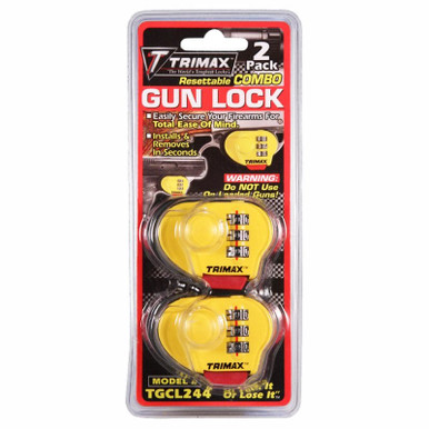 Trimax Max Security Combo Gun Lock – Double Pack