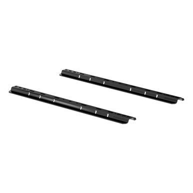 CURT Universal 5th Wheel Base Rails, 25K (Gloss Black)