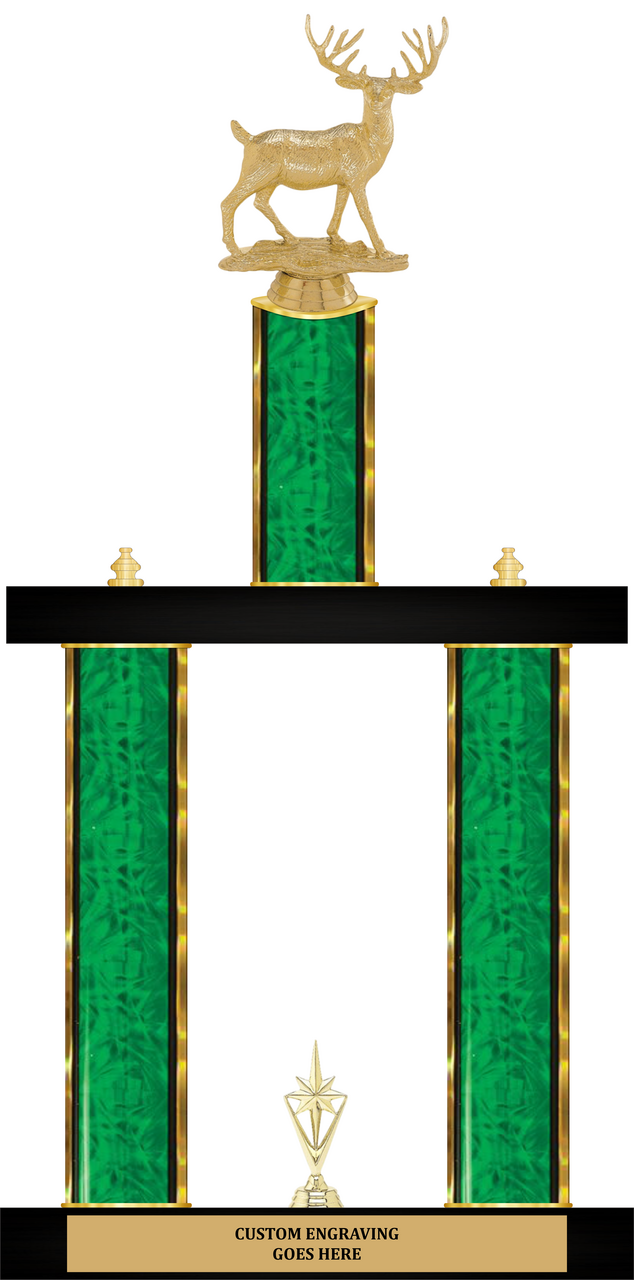 2 Column Hunting Trophy | Design a Truly Unique Award with Trophy Outlet