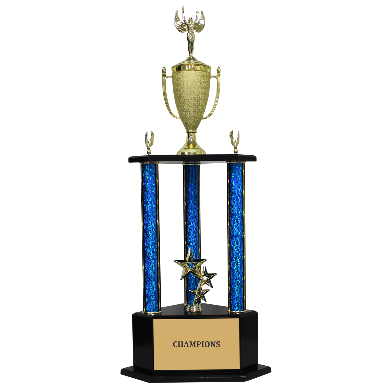 3-Column Cup Trophy - Classic and Elegant Award | Trophy