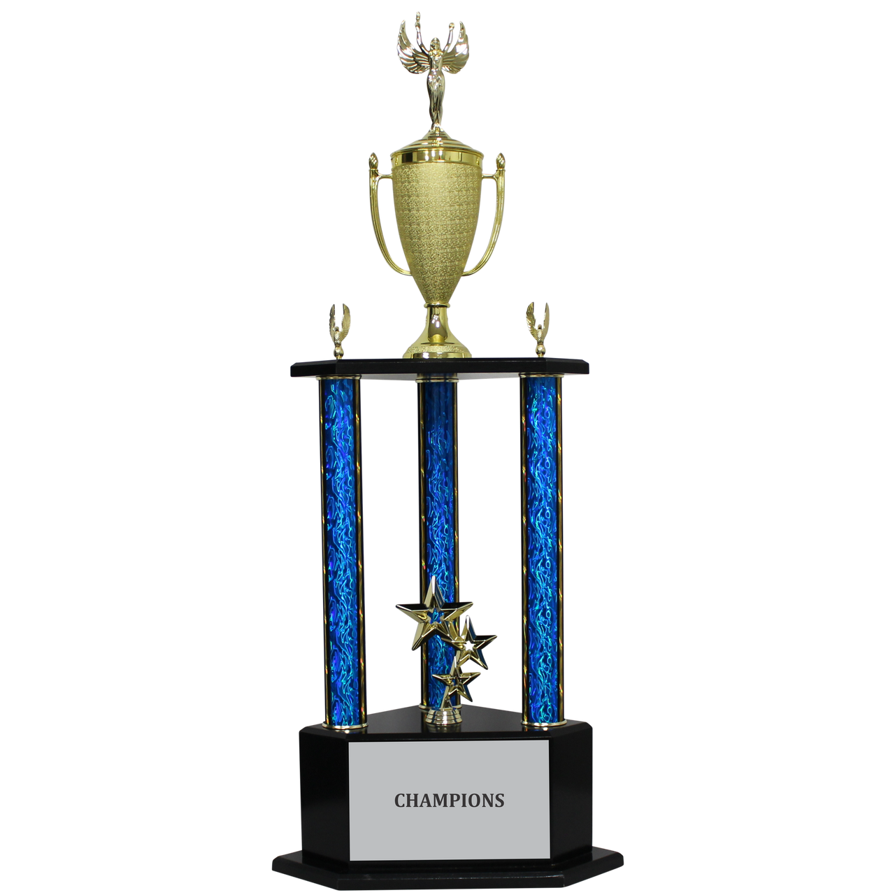 3-Column Cup Trophy - Classic and Elegant Award | Trophy