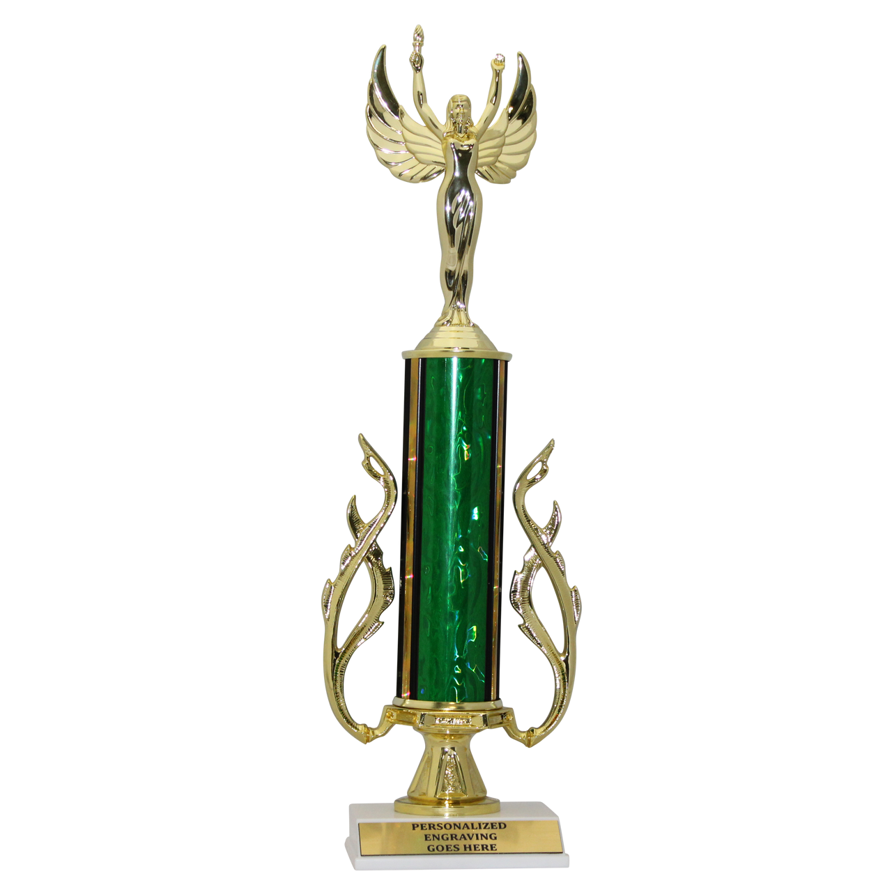 Single Column Victory Female Trophy - Custom Award