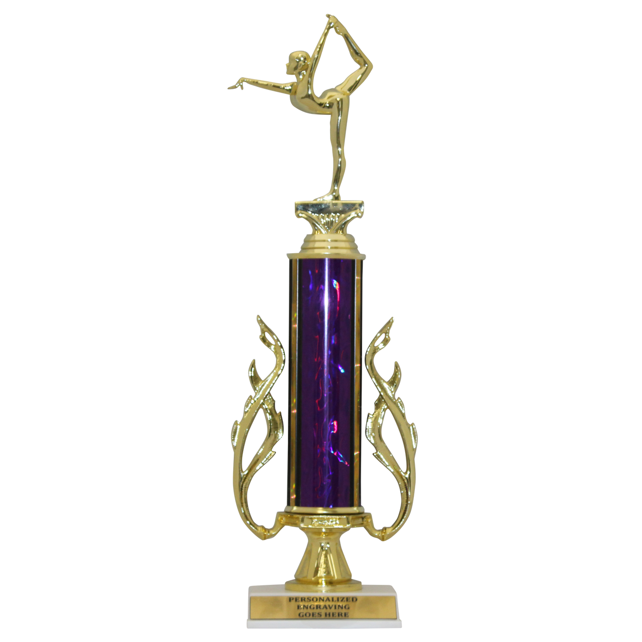 Customizable Single-Column Dance Trophy with Dancer Figurine ...