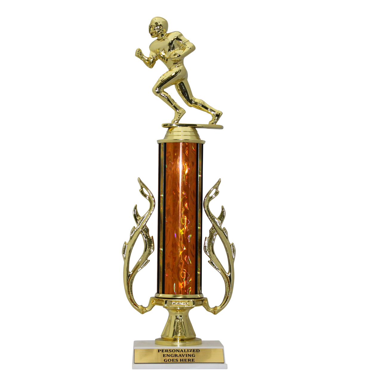Premium Football Trophy with Customizable Design and Engraved Plate ...
