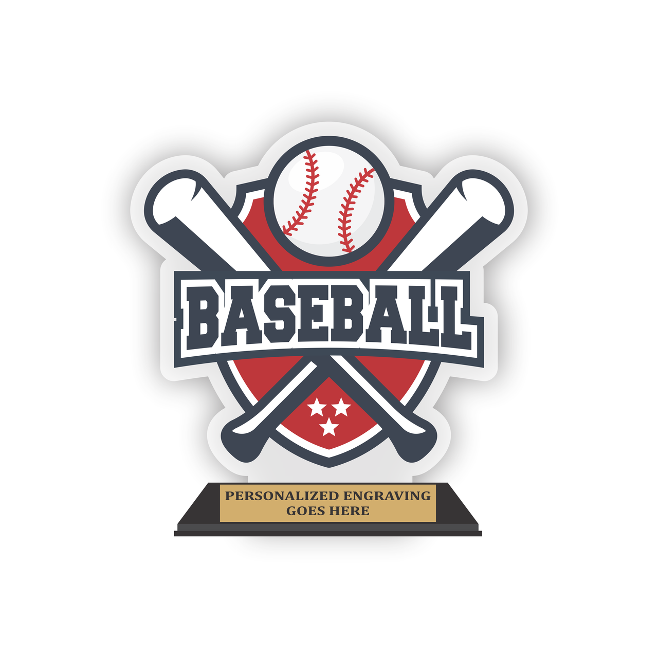 Acrylic Baseball Award | Perfect for Players and Coaches