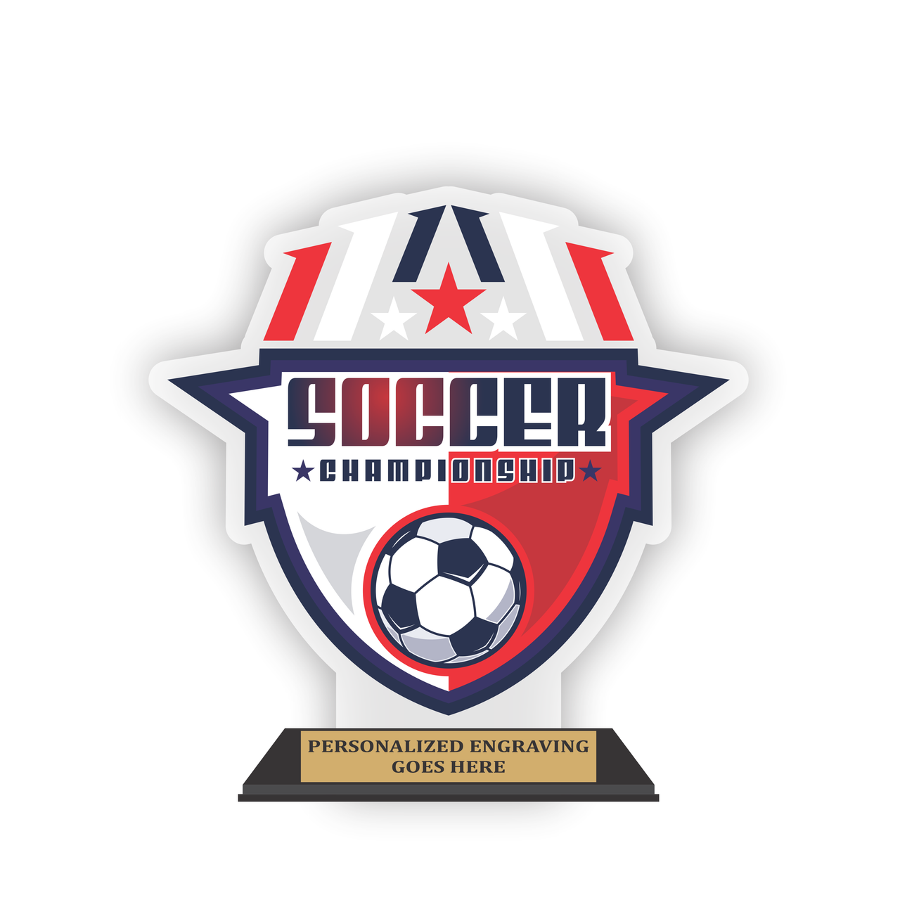 Soccer Championship Acrylic Trophy | Stylish Sports Achievement Award