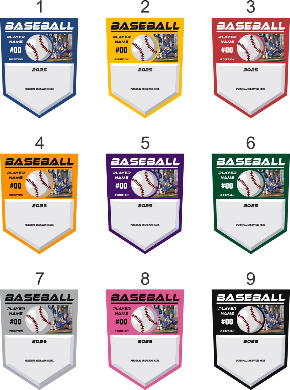 Baseball Homeplate Plaque | Personalized Awards | Free Shipping