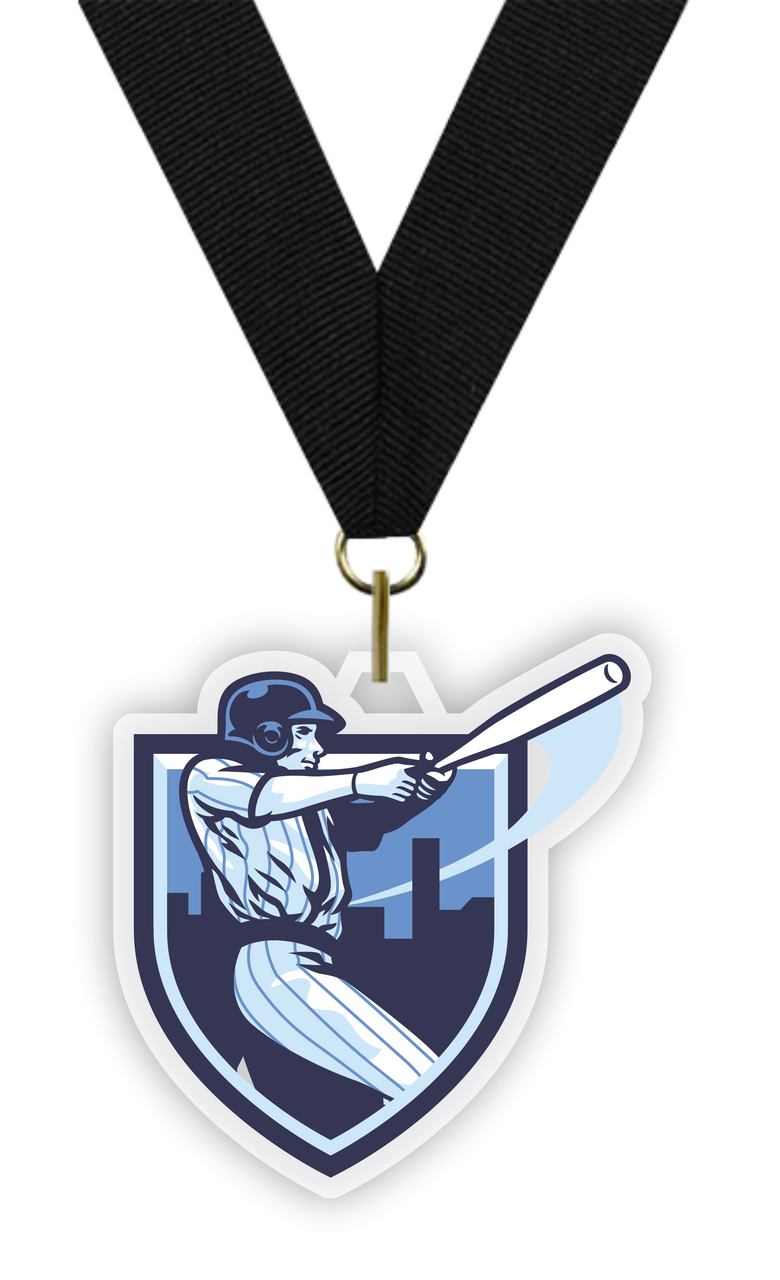 Baseball Grand Slam Acrylic Medal | Custom Full-Color Medal for ...
