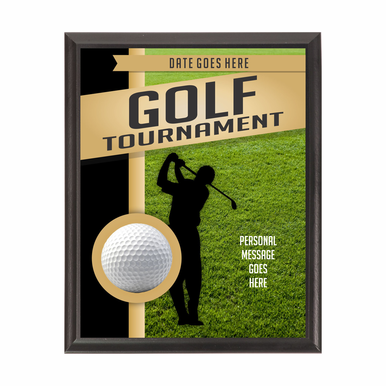 Golf Tournament Award Plaque | Personalized Golf Plaque | Free Engraving
