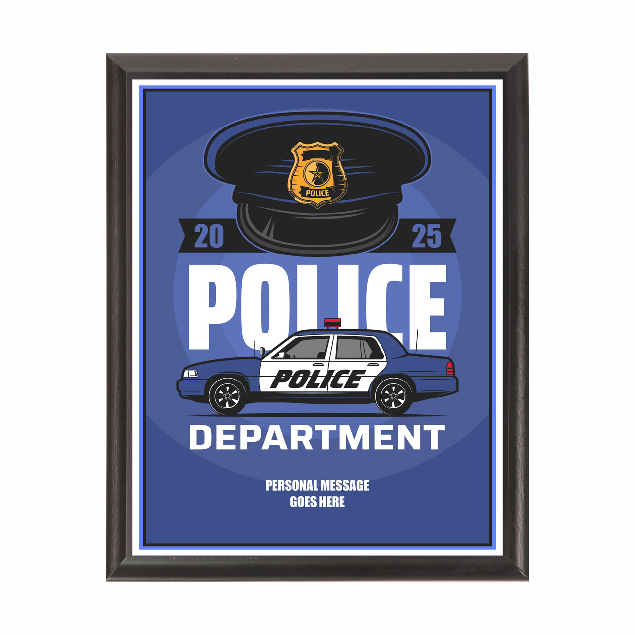 Police Department Award Plaque | Law Enforcement Recognition