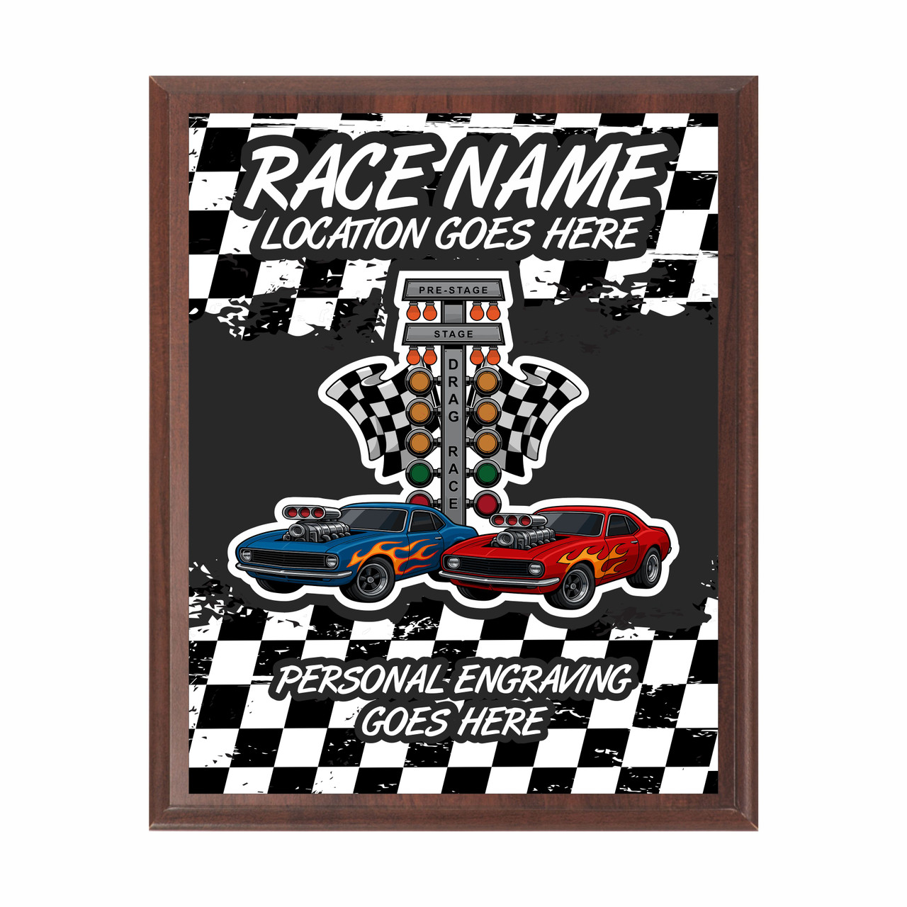 Drag Race Award Plaque | Personalized Race Plaque