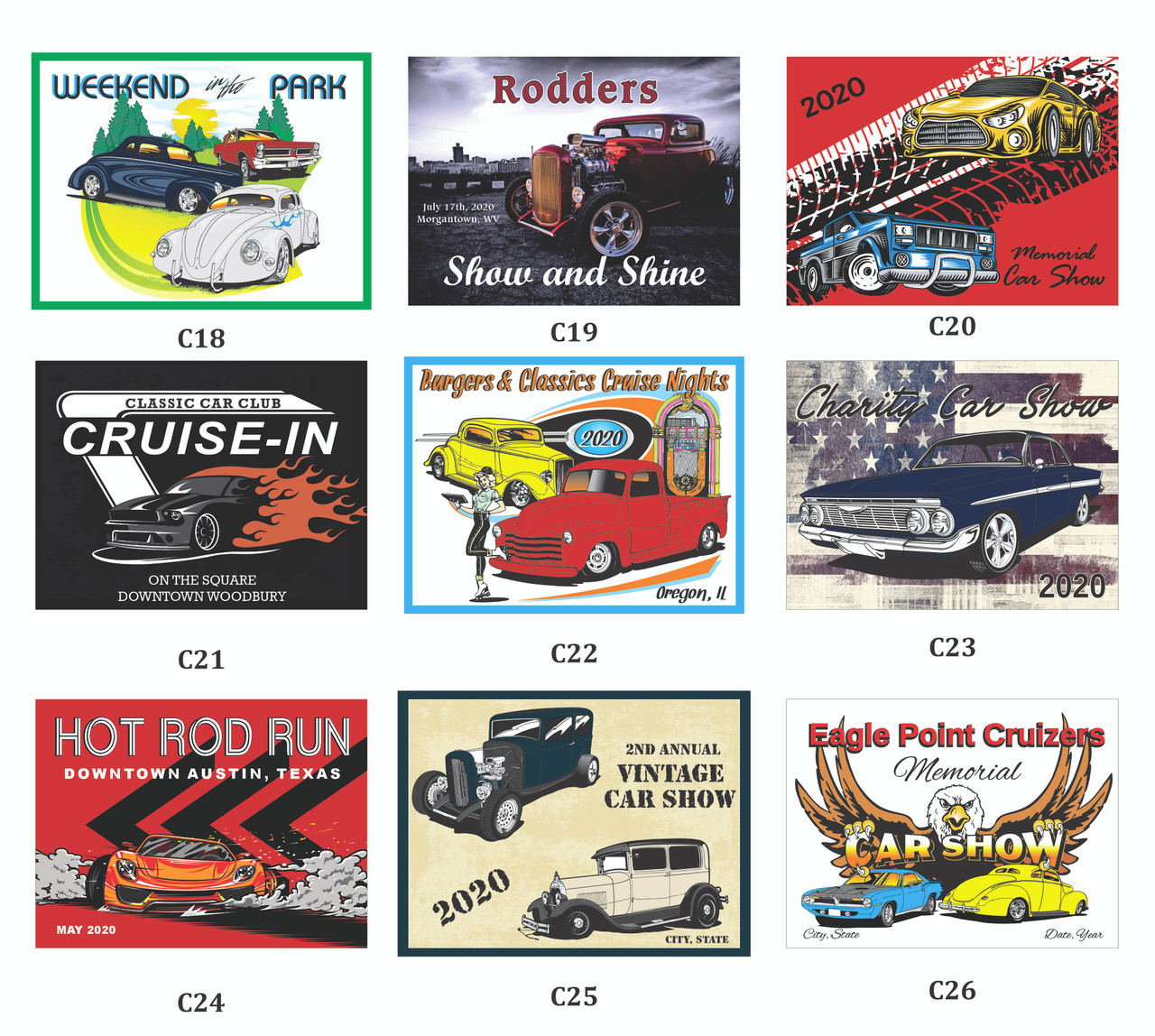 Custom 3X4 Magnetic Dash Plaques | Fast Shipping