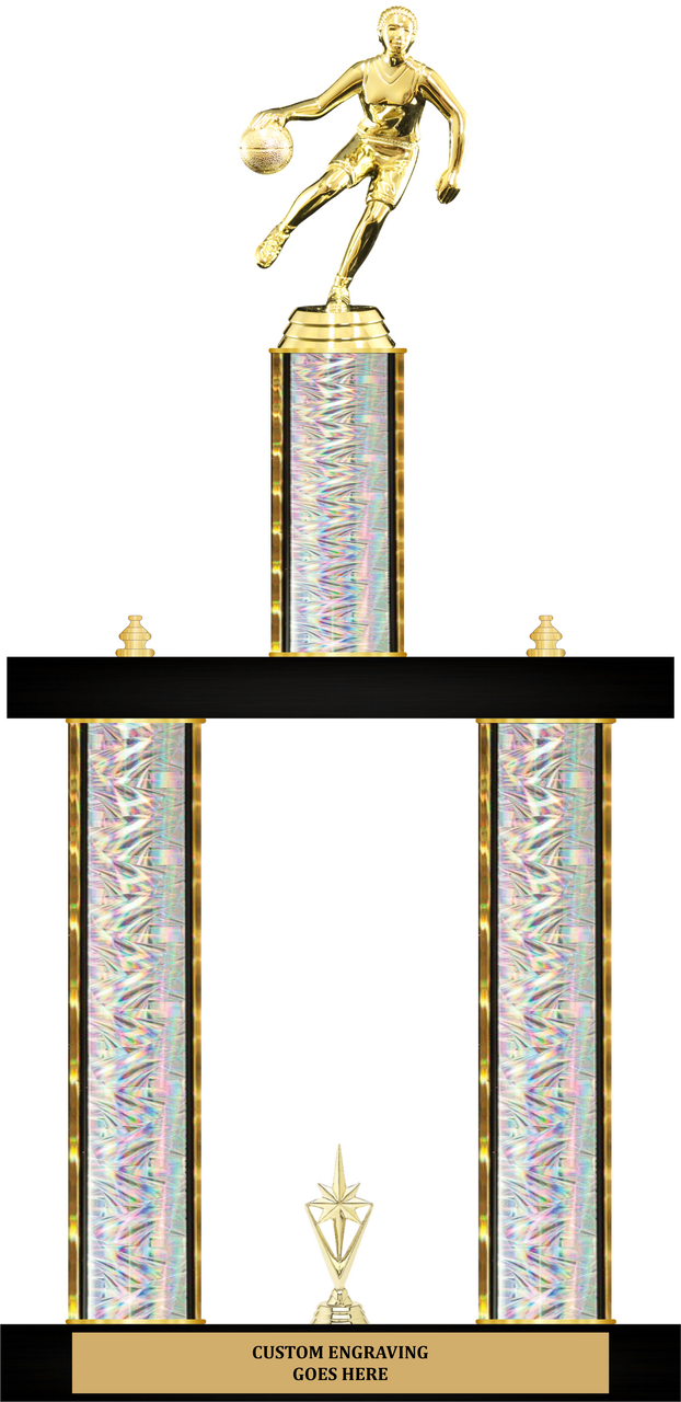 2 Column Female Basketball Trophy | Design a Truly Unique Award with ...
